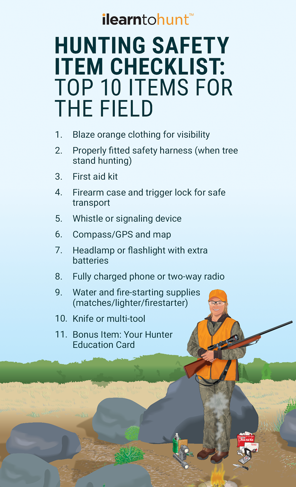 What Should Be on a Hunting Safety Checklist | ilearntohunt